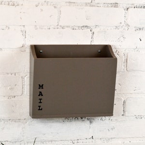 Handmade Modern Mail Holder - Wall Mounted - in Color OF YOUR CHOICE ...