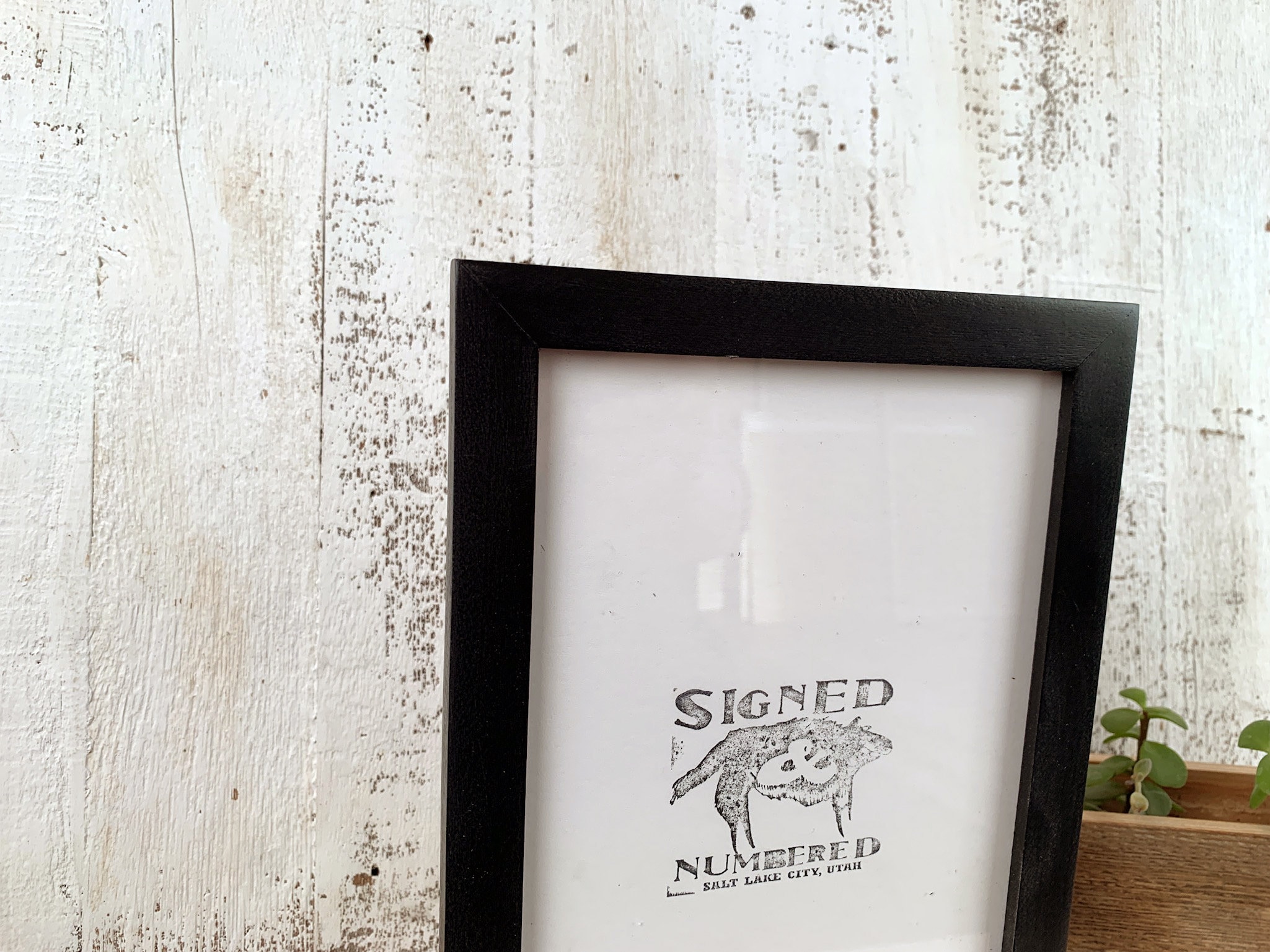 6x9 Picture Frame - SHIPS TODAY Peewee Style with Solid Black Finish ...