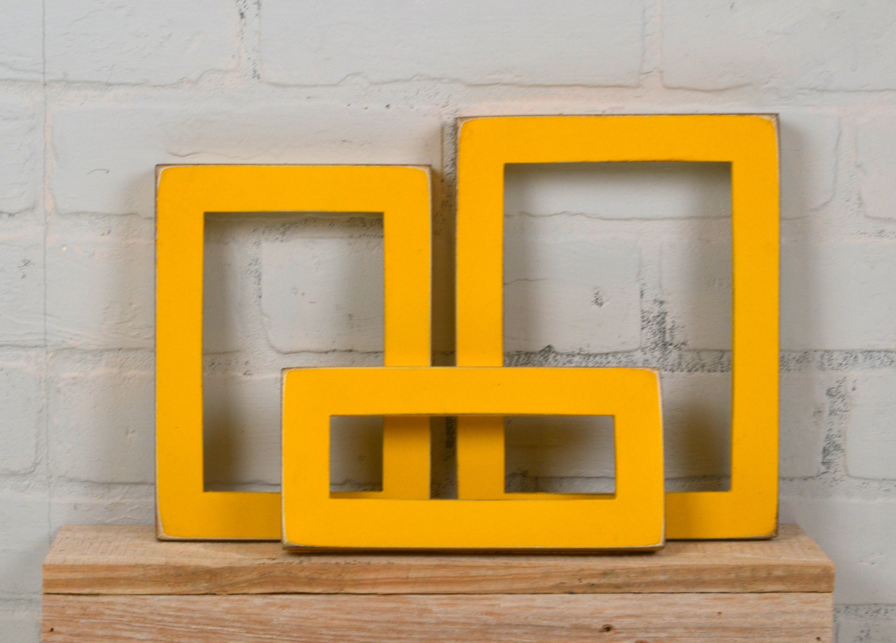 Vintage Color of Your Choice in 1x1 Flat Style Choose your frame size ...