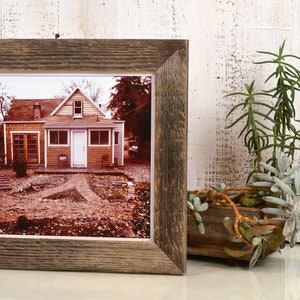 Rustic Natural Reclaimed Cedar Wood Picture Frame Choose - Etsy UK