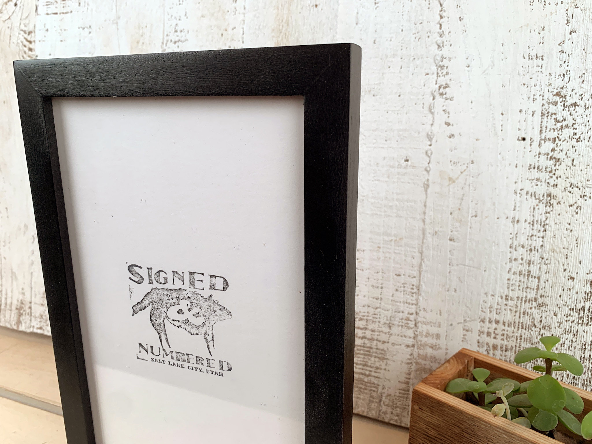 6x9 Picture Frame - SHIPS TODAY Peewee Style with Solid Black Finish ...