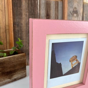 Picture Frame for Instant Camera Print in 1x1 Flat Style With Vintage ...