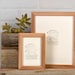 Natural WILLOW Picture Frame in Peewee Style- Choose Size: 2x2 up to ...