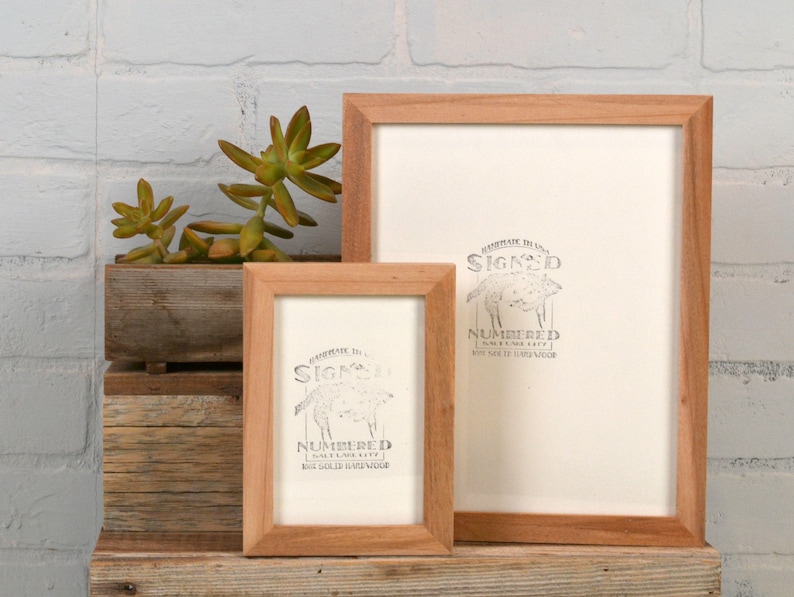 Natural WILLOW Picture Frame in Peewee Style Choose Size: 2x2 - Etsy