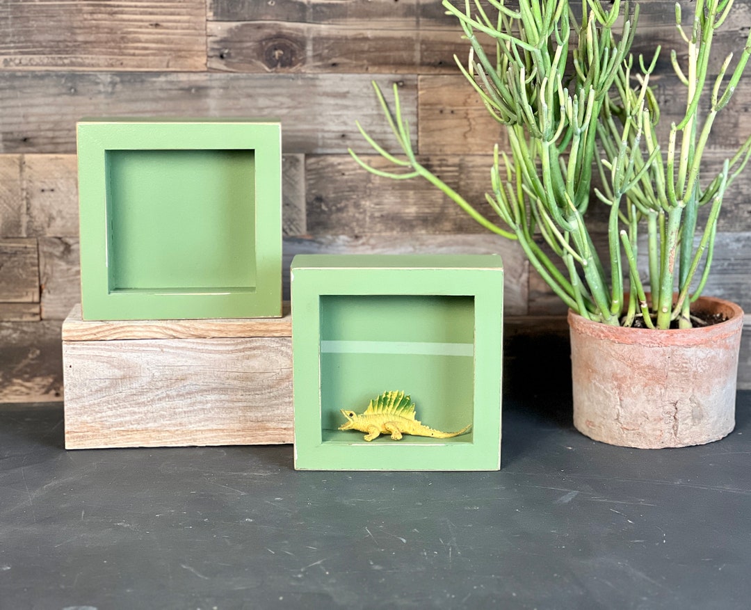 SHIPS TODAY 5x5 Shadow Box Frame Holds up to 1.3 - Etsy