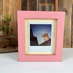 Picture Frame for Instant Camera Print in 1x1 Flat Style With Vintage ...