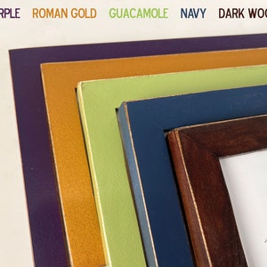 Panoramic Picture Frame Vintage COLOR of YOUR CHOICE 1x1 Flat Style ...