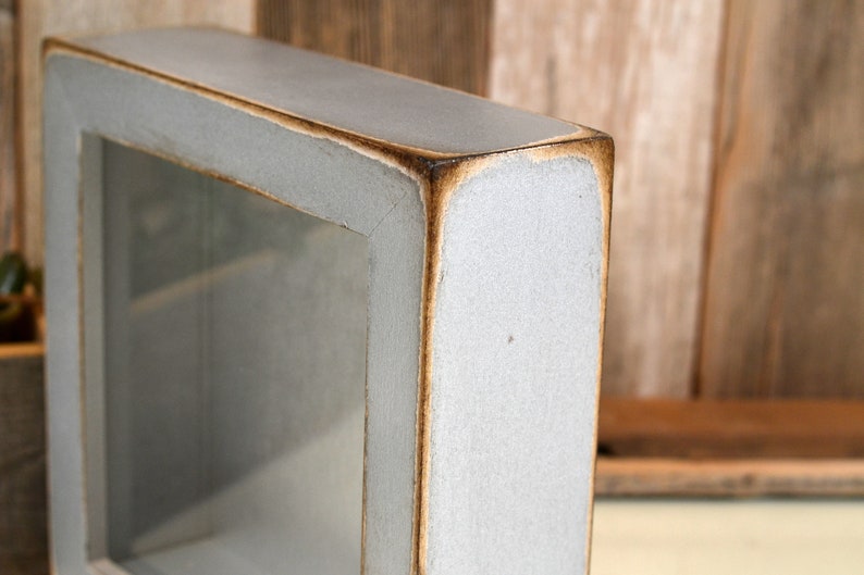 Handmade Small Square Shadow Box Frame Holds up to 6 x 6 x | Etsy