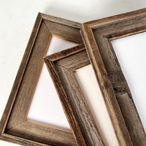 Picture Frame in Rustic Reclaimed Cedar Build up Style - Choose Your ...