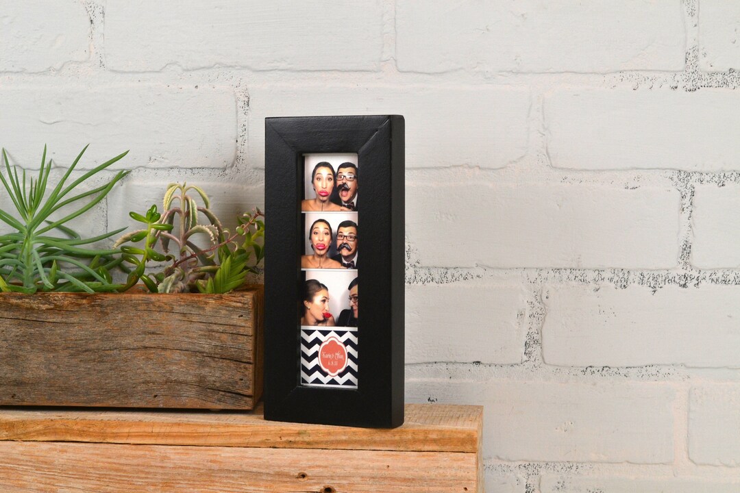 Photo Booth Frame 2 X 6 for Picture Strip in 1x1 Flat Style and in ...