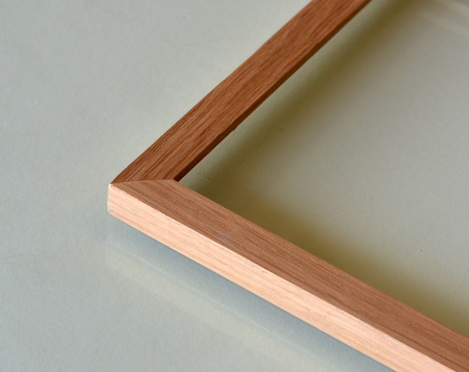 Natural WALNUT Picture Frame in Peewee Style Choose Your - Etsy