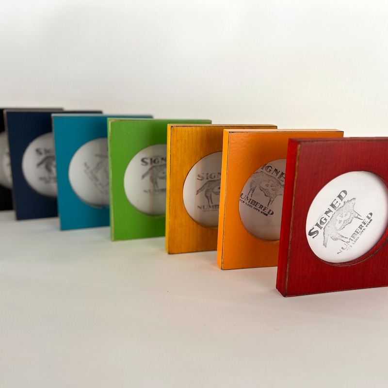 4x4 Inch Round Frame - Etsy