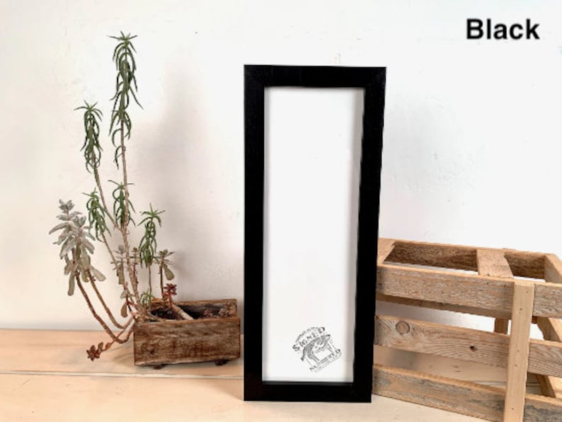 Panoramic Picture Frame in 1x1 Flat Style and Solid Natural - Etsy