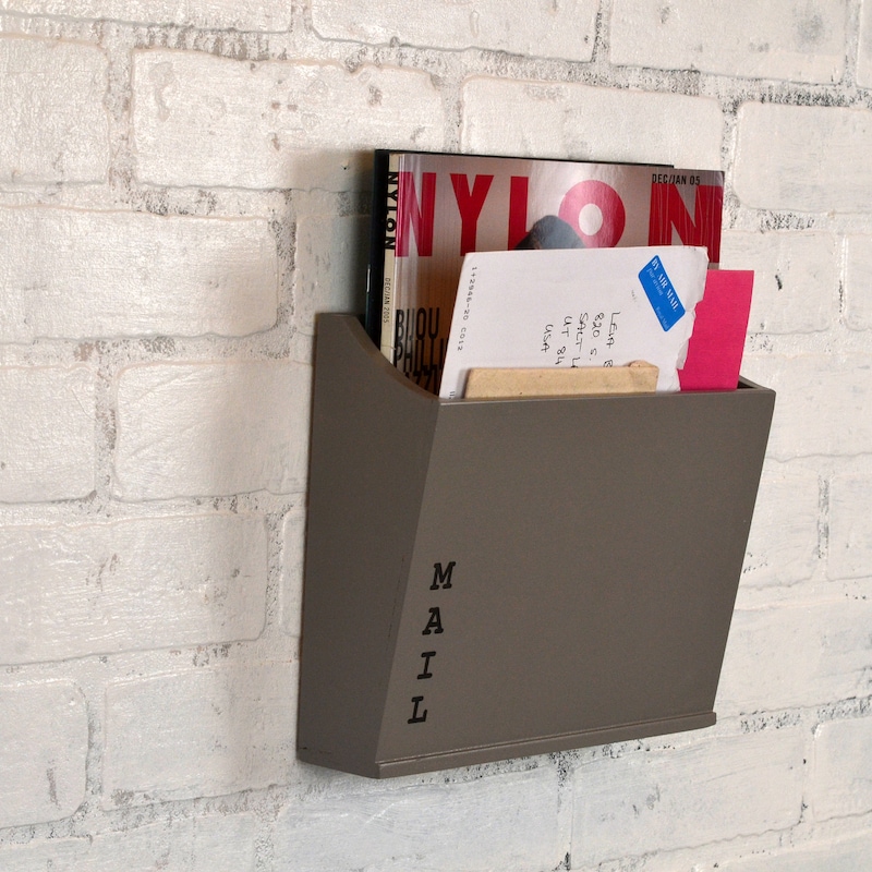 Wall Mounted Mail Organizer - Etsy