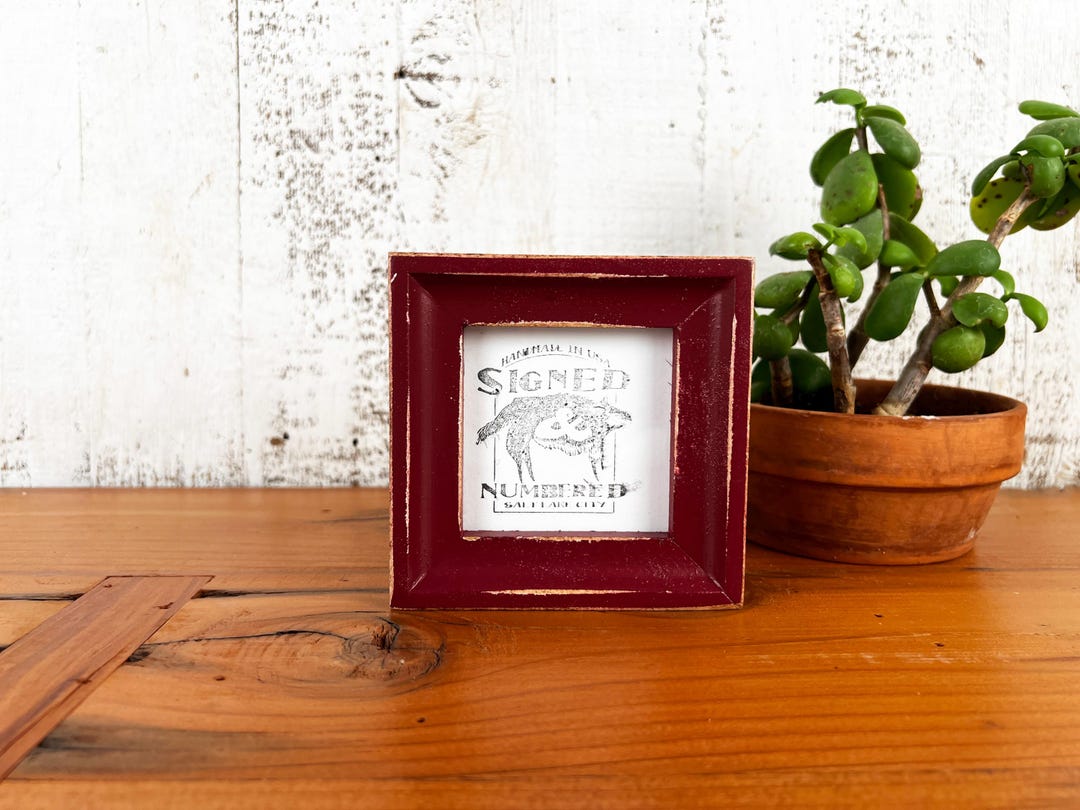 3x3 Solid Hardwood Frame - SHIPS TODAY - Foxy Cove Style With Vintage ...
