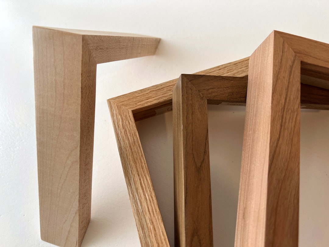 Natural Hardwood of Your Choice in DEEP FLAT Style - Choose Your Frame ...