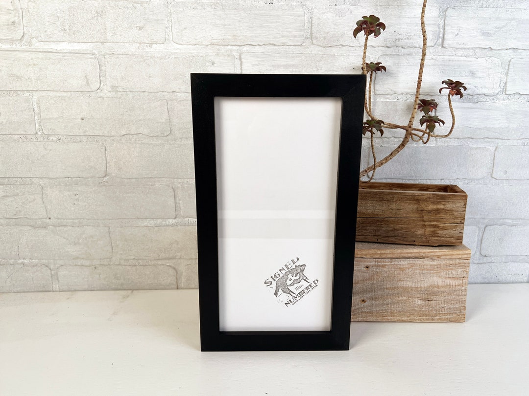 SHIPS TODAY 6x12 Panoramic Frame 1x1 Flat Style With Solid Black Finish ...