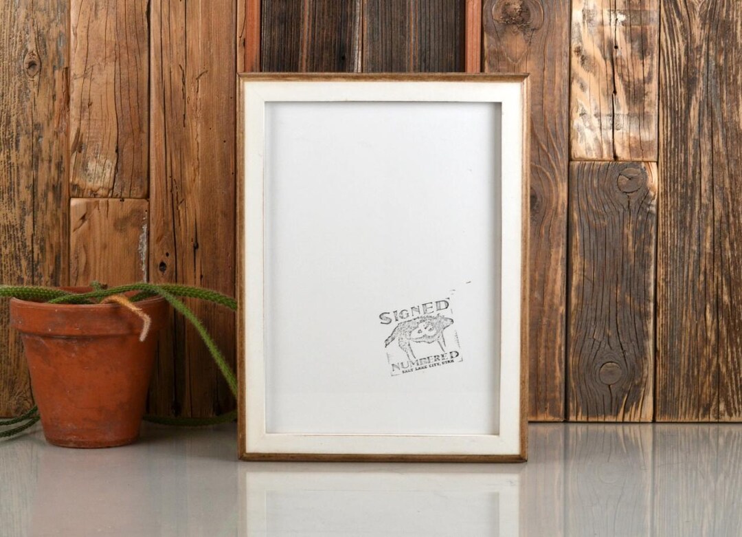 A4 Size Picture Frame in Vintage Color and Style of Your Choice - Solid ...
