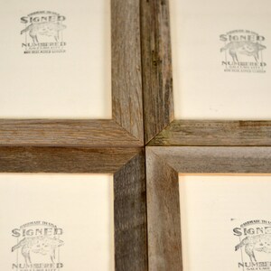 Rustic Natural Reclaimed Cedar Wood Picture Frame Choose - Etsy UK