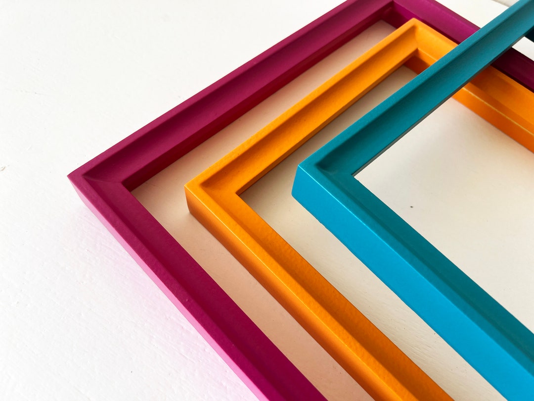 SOLID Color of Your Choice in Foxy Cove Style Choose Your Frame Size ...