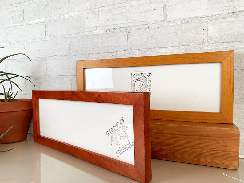 5x15 Panoramic Picture Frame in 1x1 Flat Style and - Etsy