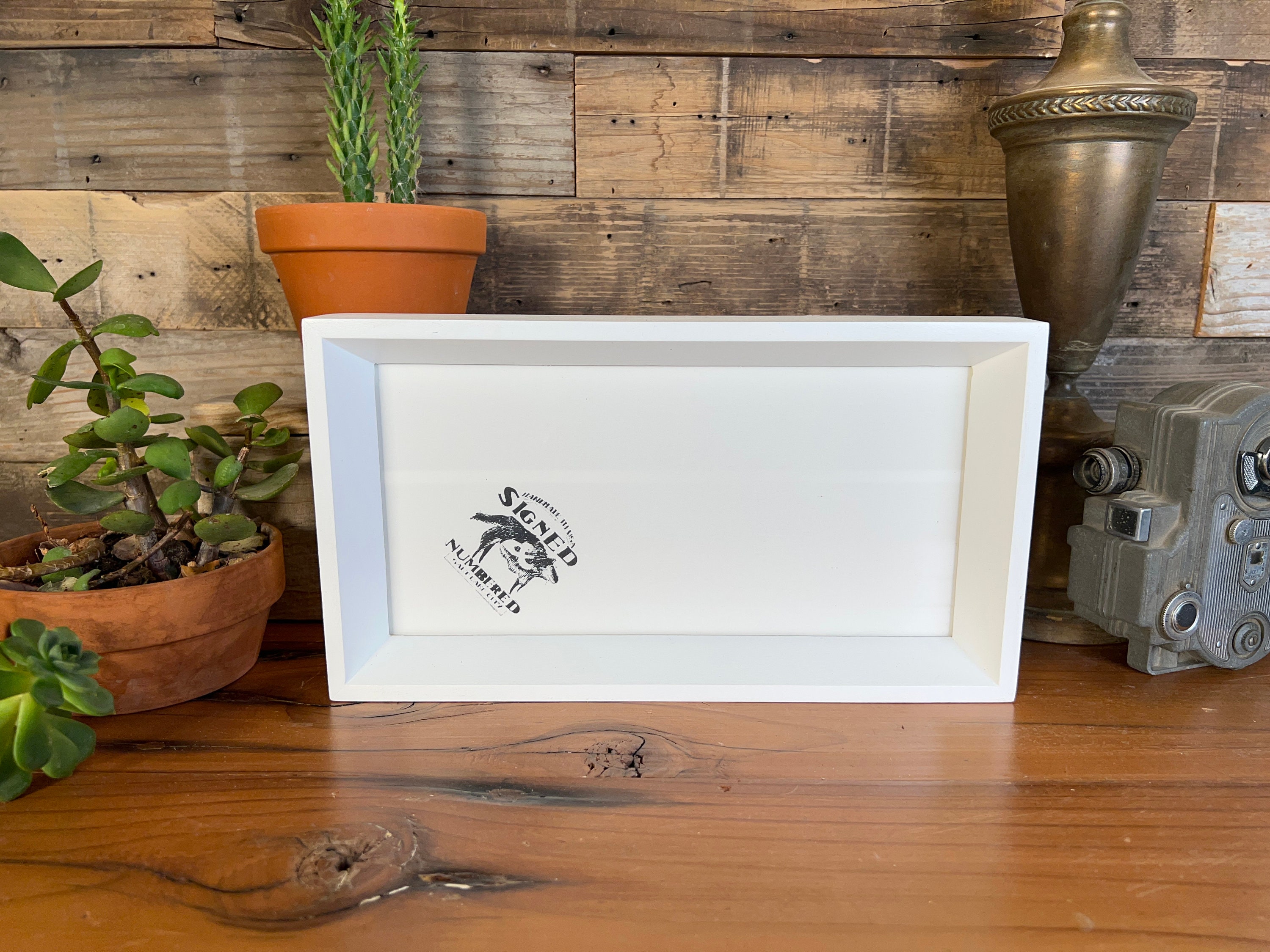 SHIPS TODAY - 5x10 Picture Frame - Park Slope Style with Solid White ...