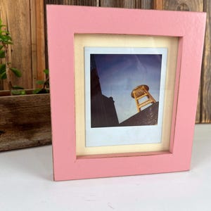 Picture Frame for Instant Camera Print in 1x1 Flat Style With Vintage ...