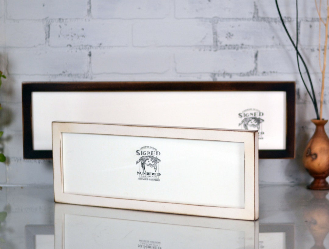 Panoramic Picture Frame in 1x1 Flat Style and Vintage Color of Your ...