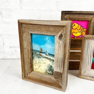 Picture Frame in Rustic Reclaimed Cedar Build up Style - Choose Your ...