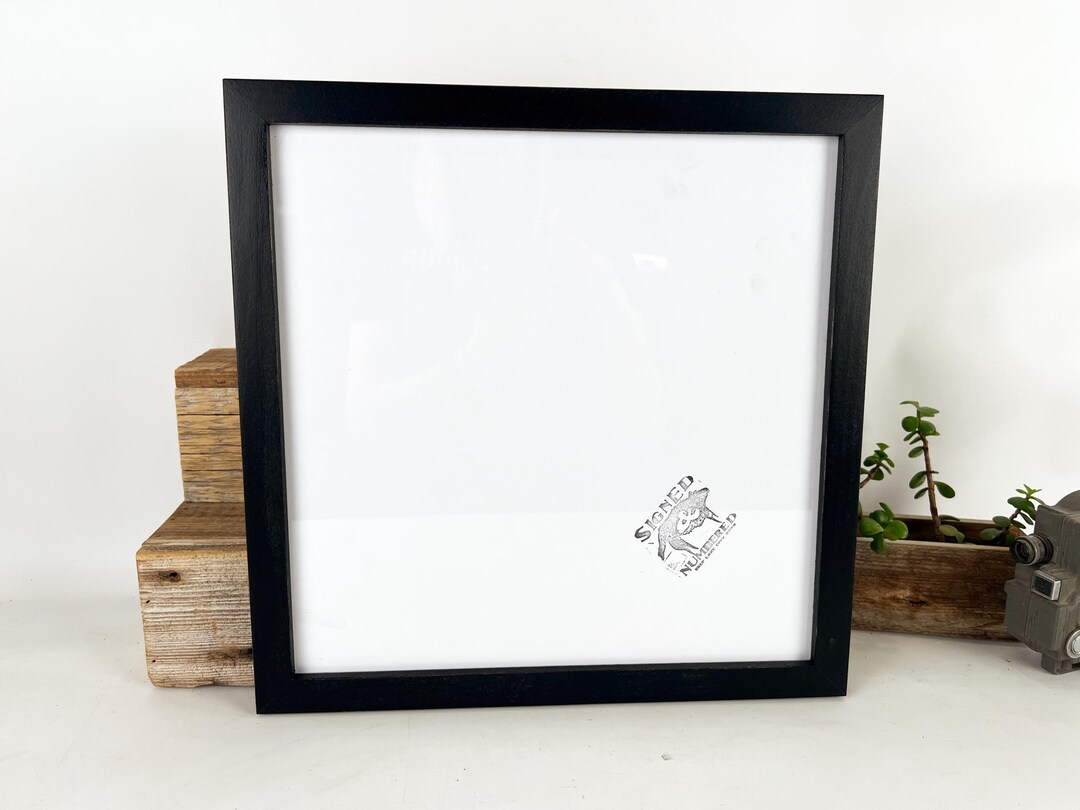 SHIPS TODAY 14x14 Square Picture Frame 1x1 Flat Style With Vintage ...