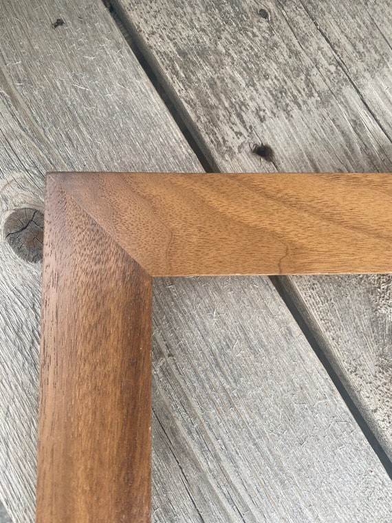 Solid Natural WALNUT Wood Picture Frame 1.5 Wide Style - Etsy