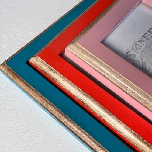 Panoramic Picture Frame in 1x1 Flat Style and Vintage Color of - Etsy