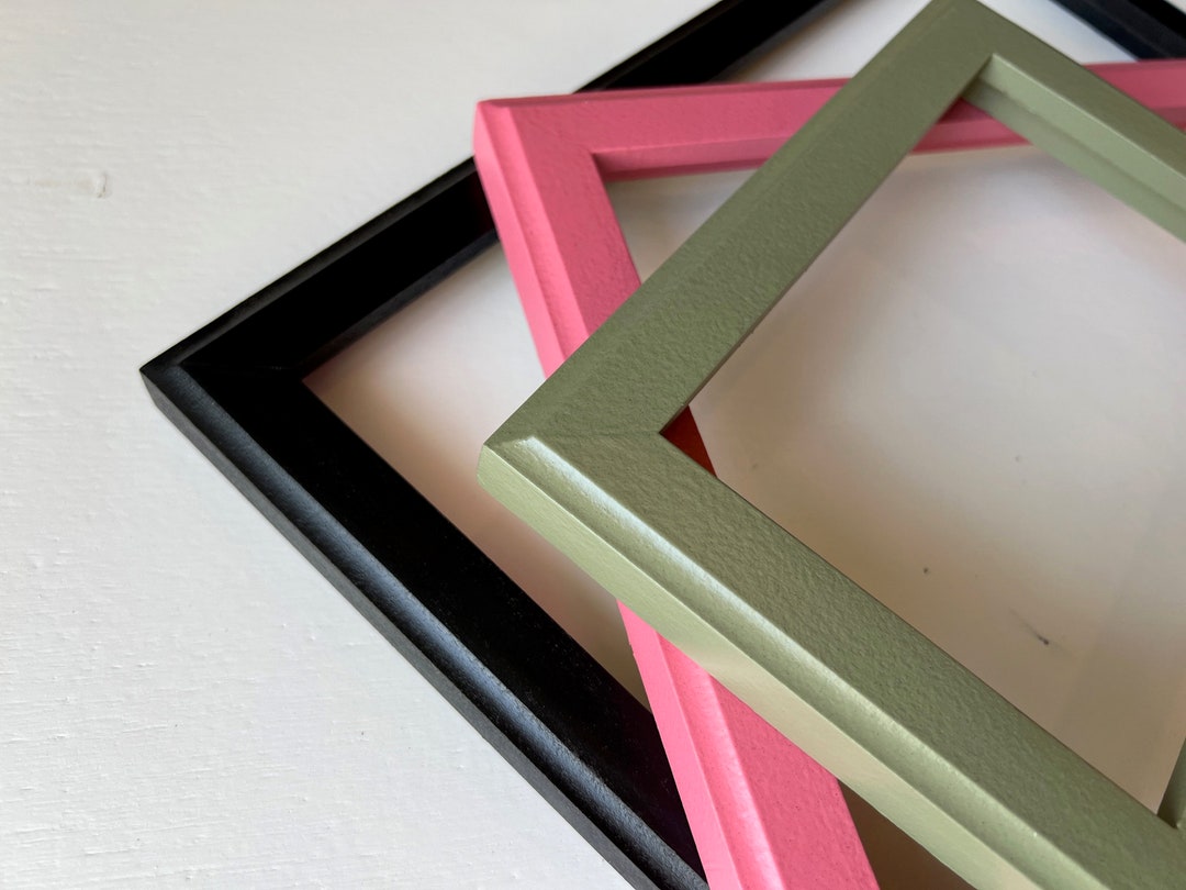 Solid Color of Your Choice in 1x1 Outside Cove Style Choose Your Frame ...