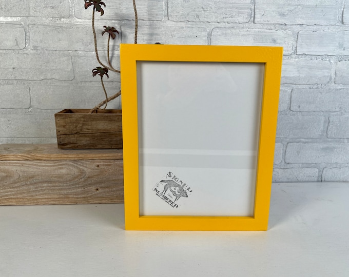 SHIPS TODAY - 8.5x11 Picture Frame - 1x1 Flat Style With Solid ...
