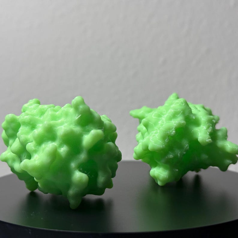 GLOWING Green Fluorescent Protein (GFP) | Custom 3D Printed Surface ...