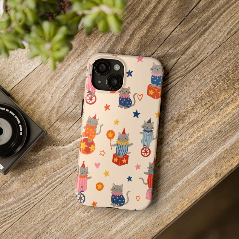 Cute Cat Phone Case - Etsy
