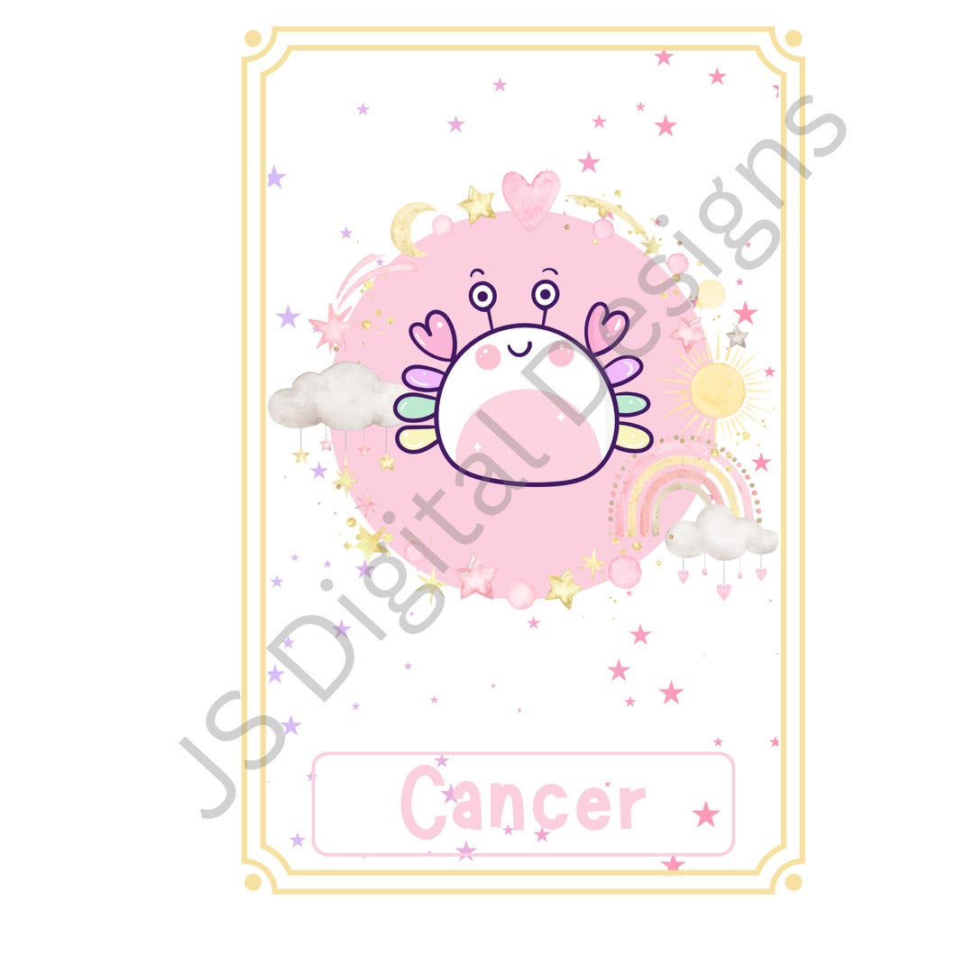 Cancer Tarot Card PNG - Etsy