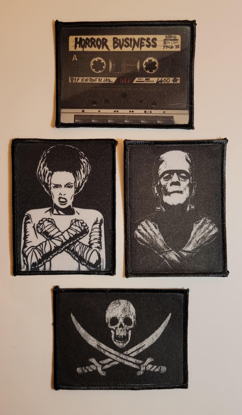 Horror Occult Heavy Metal Patches Iron-on - Etsy