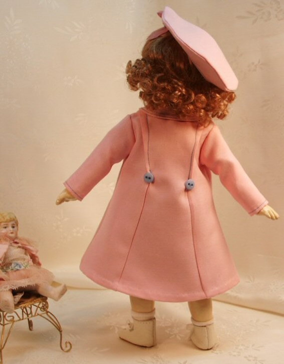 MILLE FLEURS Bleuette Patterns for Doll Clothing 1940s Dress, Petticoat ...