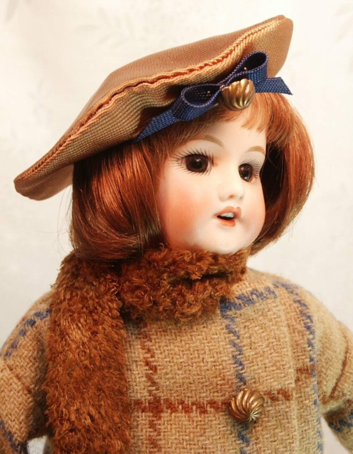 COSY WINTERTIME Bleuette Pattern for Doll Clothing - 1920s Dress, Fur ...