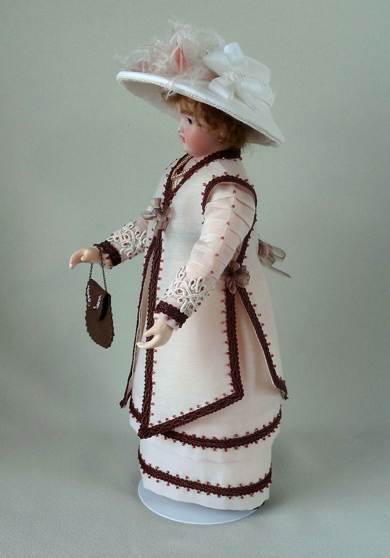 PARISIAN WALKING ENSEMBLE 12 French Fashion Doll Clothing Pattern for ...