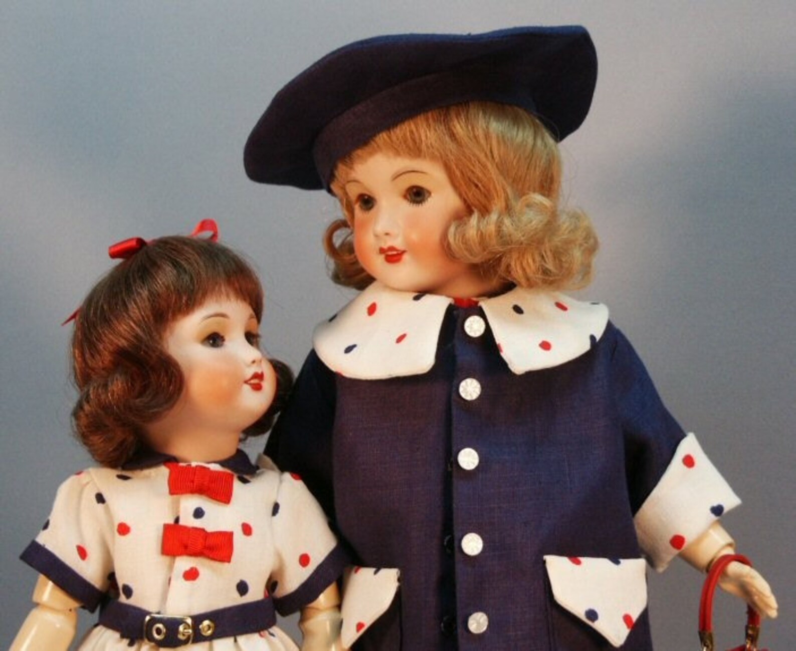 WALK IN the PARK Bleuette and Rosette Patterns for Doll Clothing ...