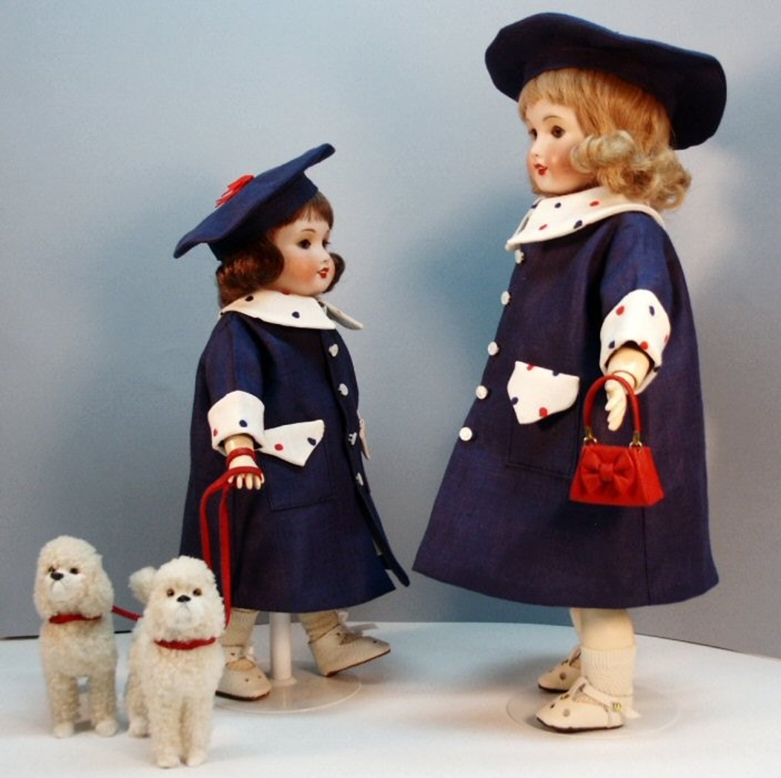 WALK IN the PARK Bleuette and Rosette Patterns for Doll - Etsy