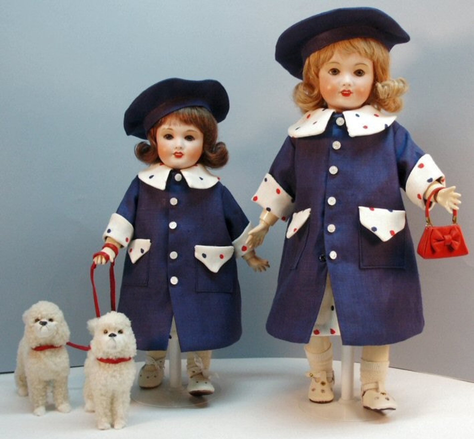 WALK IN the PARK Bleuette and Rosette Patterns for Doll Clothing ...