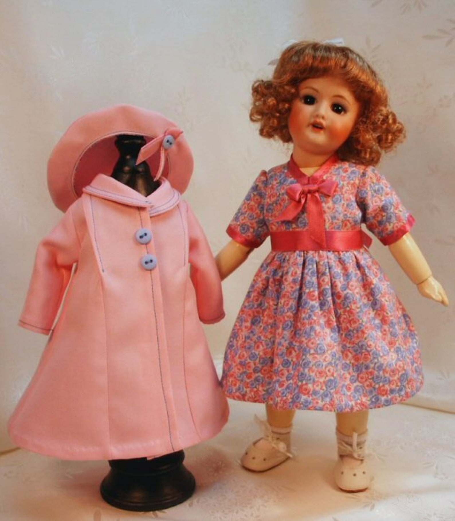 MILLE FLEURS Bleuette Patterns for Doll Clothing - 1940s Dress ...