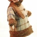 COSY WINTERTIME Bleuette Pattern for Doll Clothing - 1920s Dress, Fur ...