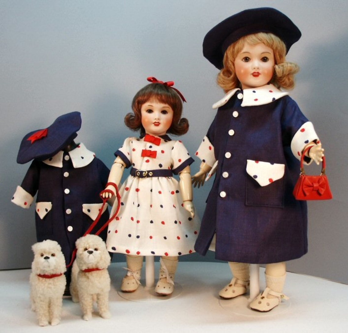 WALK IN the PARK Bleuette and Rosette Patterns for Doll - Etsy