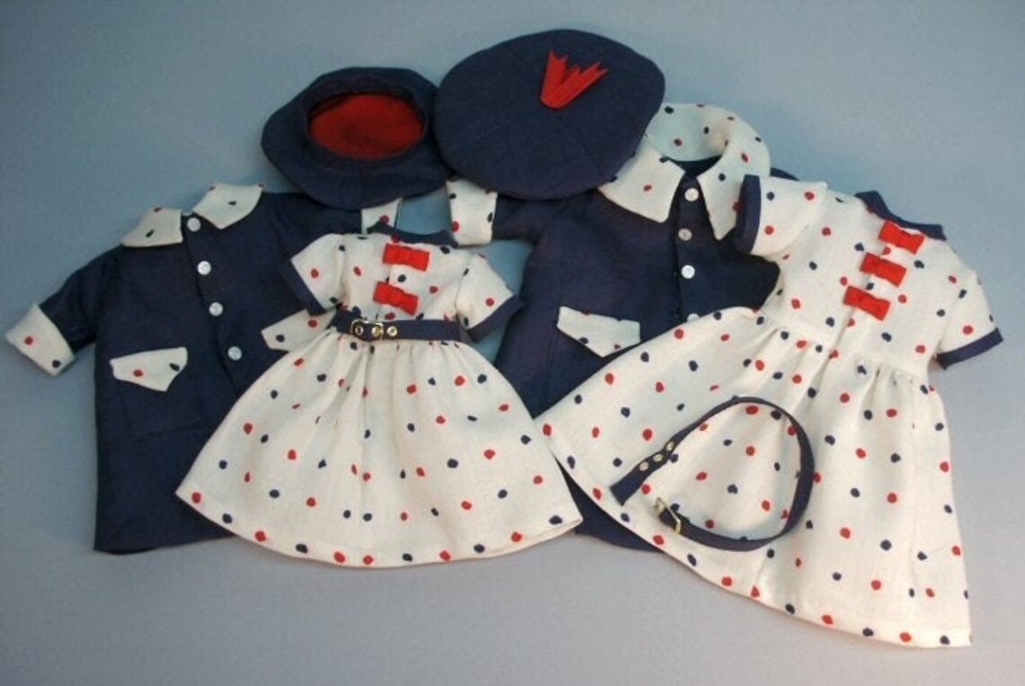 WALK IN the PARK Bleuette and Rosette Patterns for Doll - Etsy