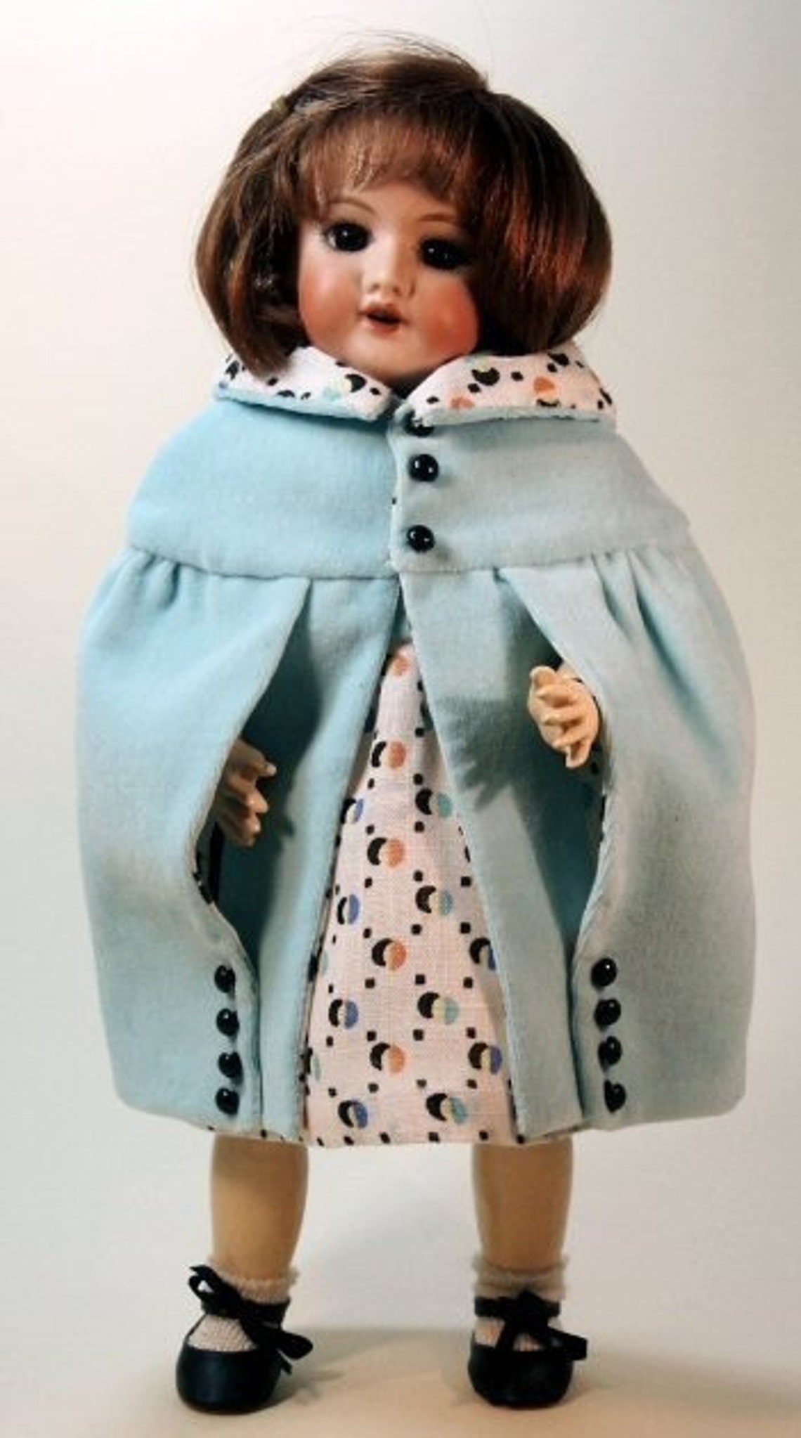 1920's DRESS AND CAPE Bleuette Patterns for Doll Clothing ~ La Semaine ...