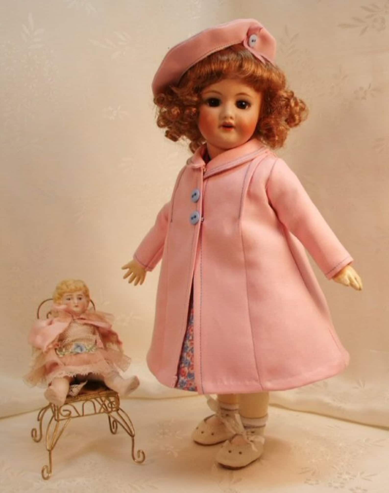 MILLE FLEURS Bleuette Patterns for Doll Clothing - 1940s Dress ...